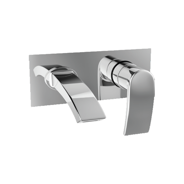 AFEY ARCH EXPOSED PARTS KIT FOR WALL MOUNTED BASIN CONCEALED TAP WITH SPOUT