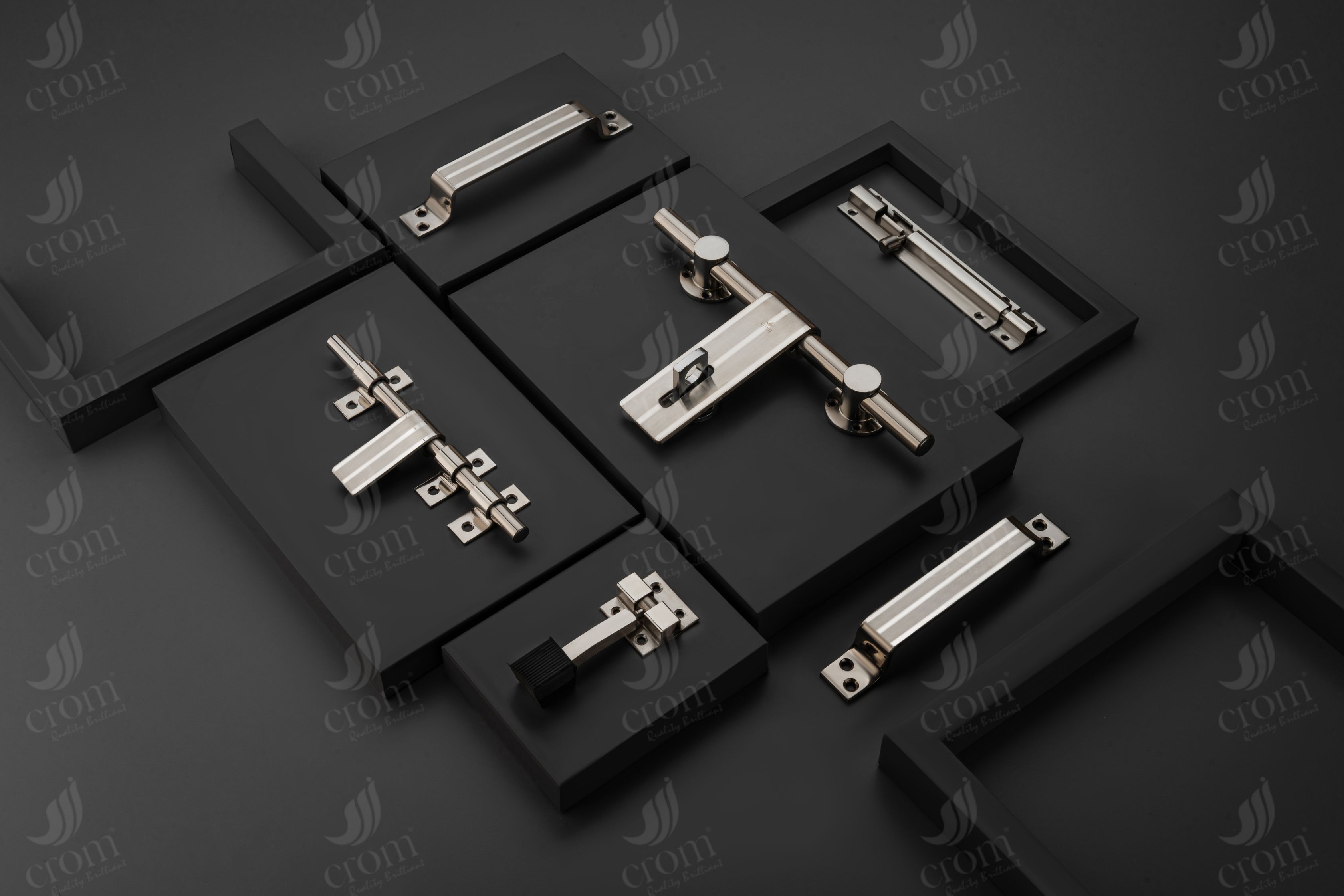 Crom Stainless Steel CRA -3 Line Door Kit