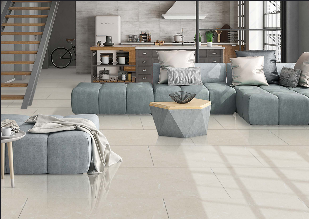 Livolla brunei ivory floor & wall tiles 600 x 1200 mm