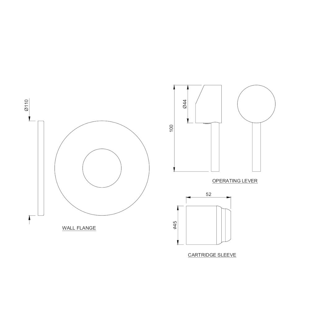 Jaquar Florentine Series Single Lever Exposed Parts Kit Of Deusch Mixer ...