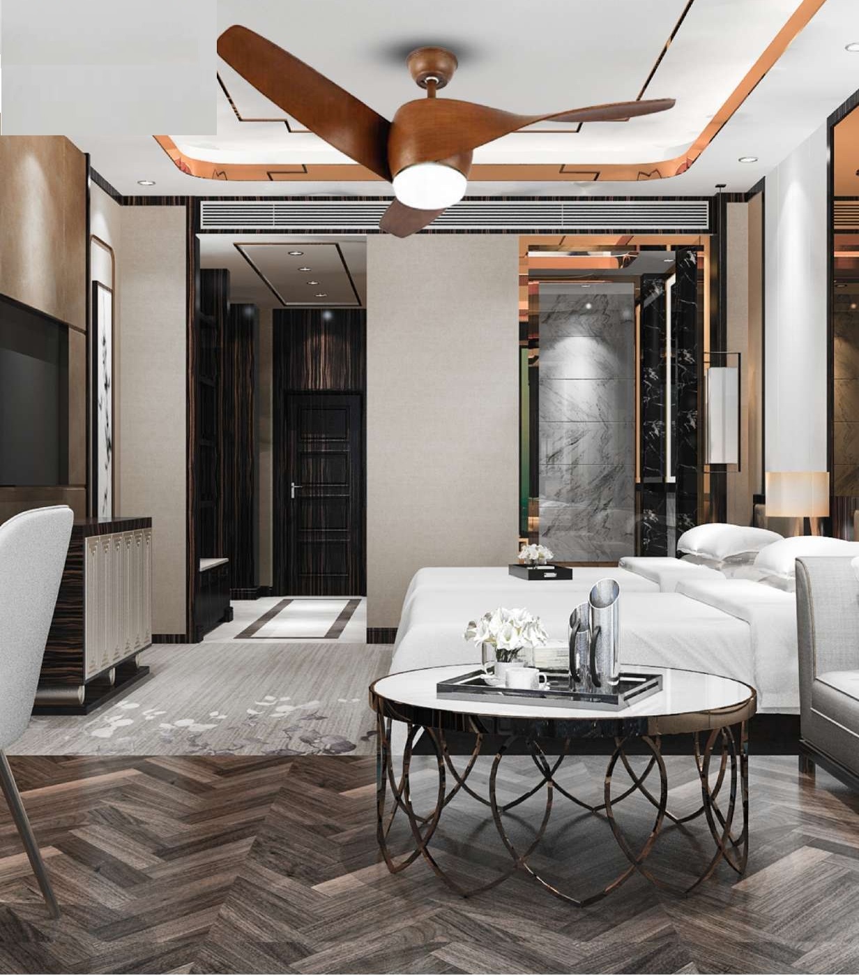 Iroko 52 inch luxury fan Fan With BLDC Motor, Reverse Air Flow For ...